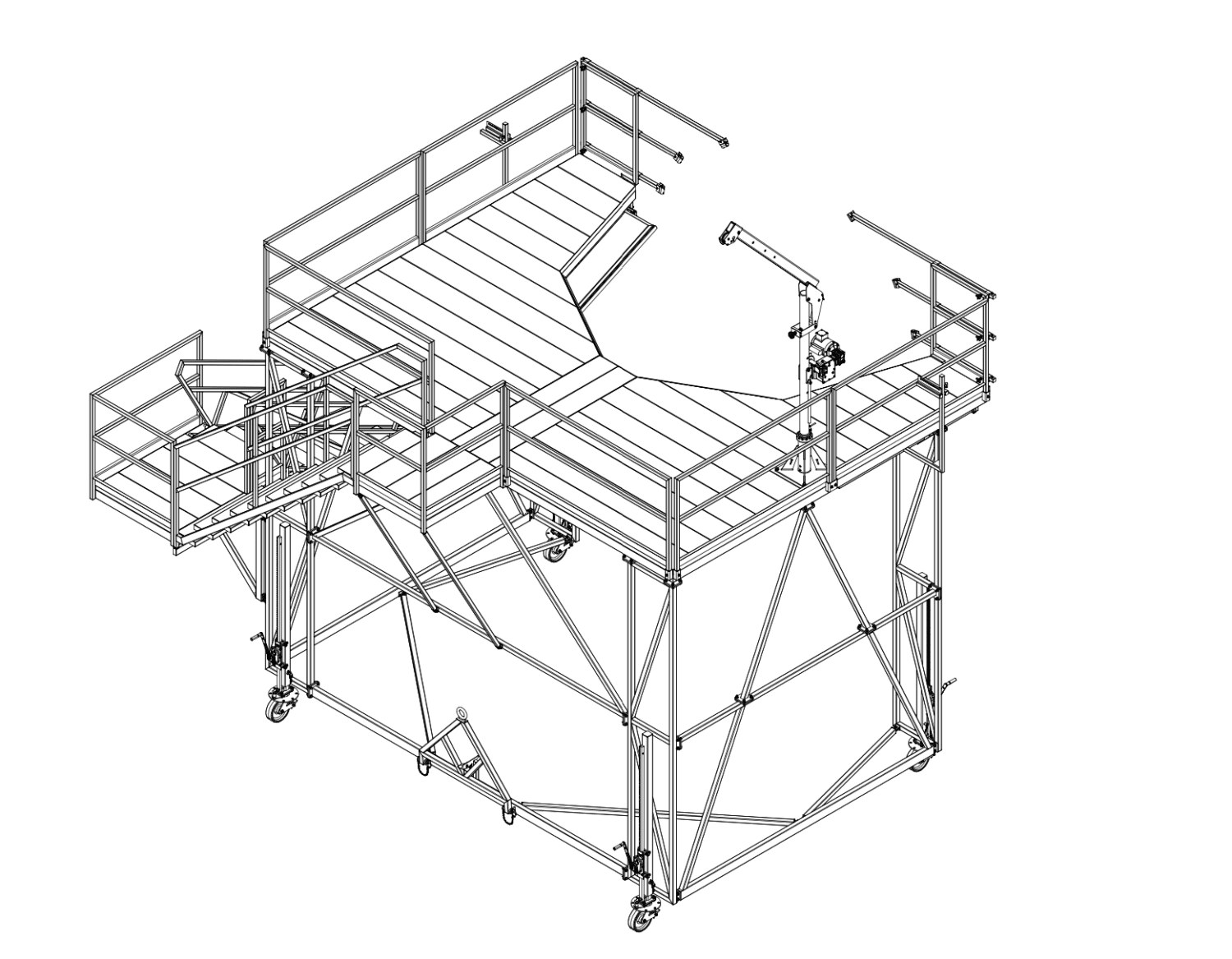 Windshield Access Stands - Simpson Aerospace Service